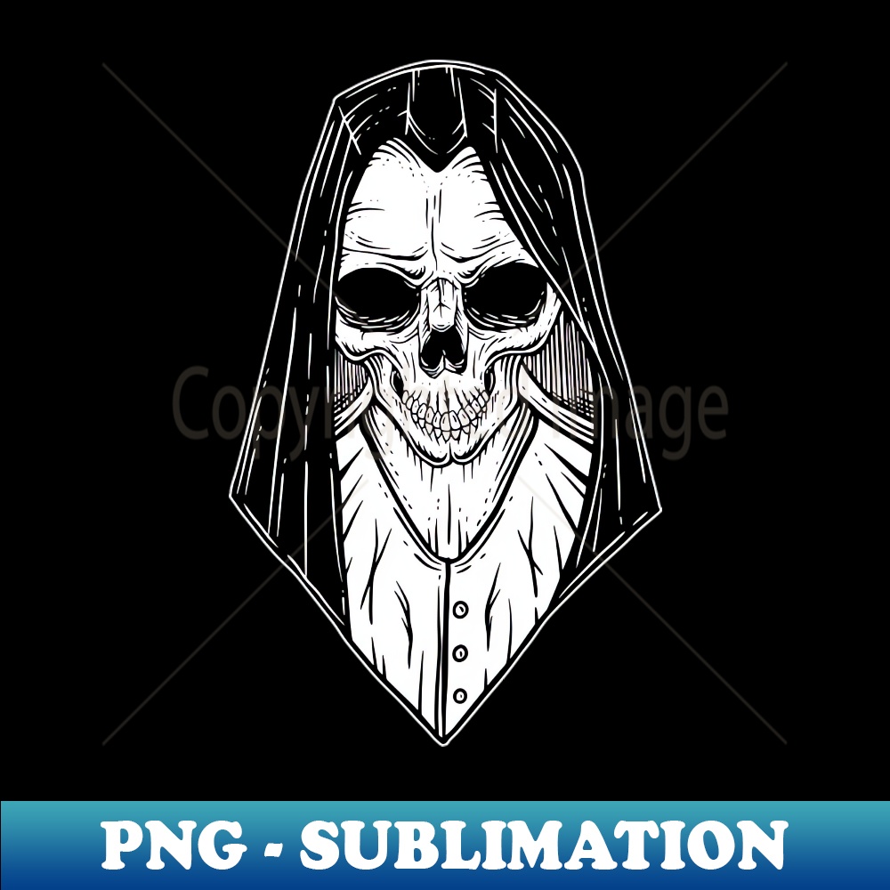 Dark Nun Prayer Girl Skull Horror Ghost - Artistic Sublimati | Inspire ...