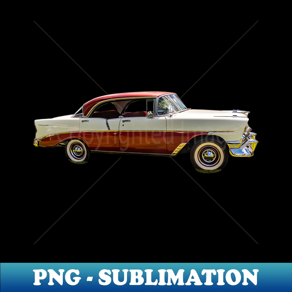 1956 Chevrolet Bel Air - PNG Transparent Sublimation File - | Inspire ...