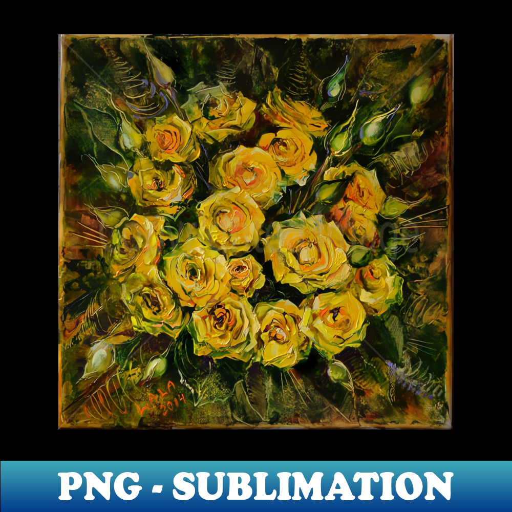 Release Yellow Roses - Creative Sublimation PNG Download - S | Inspire ...