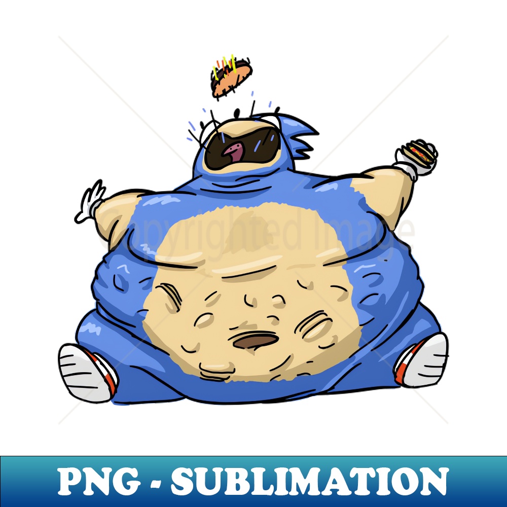 Fat Sonic 2 - High-Resolution PNG Sublimation File - Bold & | Inspire ...