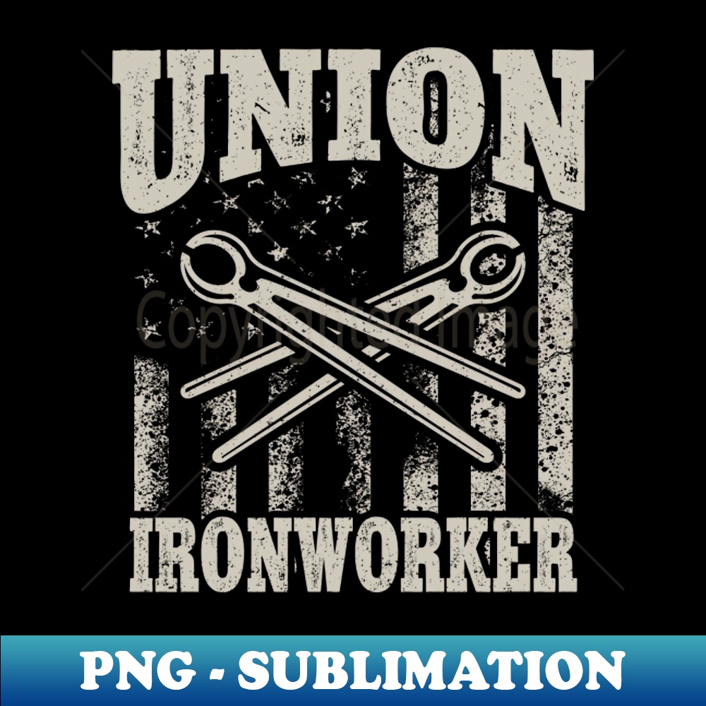 Iron Worker Union Ironworker - Retro PNG Sublimation Digital | Inspire ...