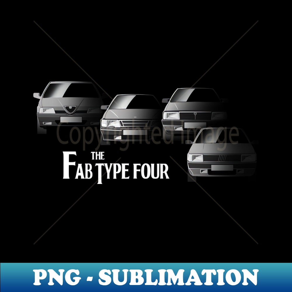 Fab Type 4 cars album cover - Premium Sublimation Digital Do | Inspire ...