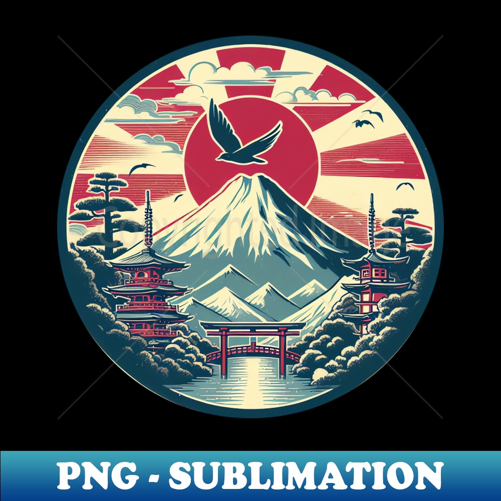 Mount Fuji - Creative Sublimation PNG Download - Spice Up Yo - Inspire Uplift