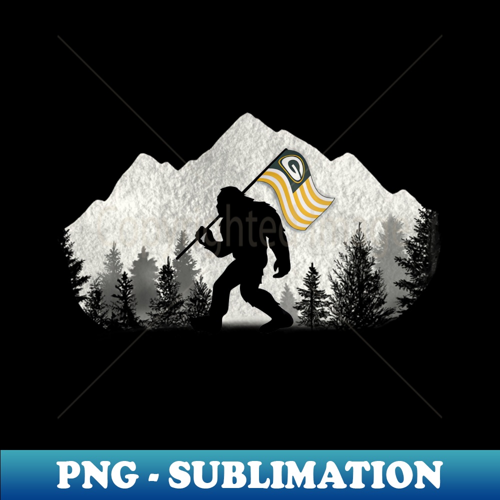 Bigfoot - The Packers Fan - PNG Transparent Sublimation File | Inspire ...