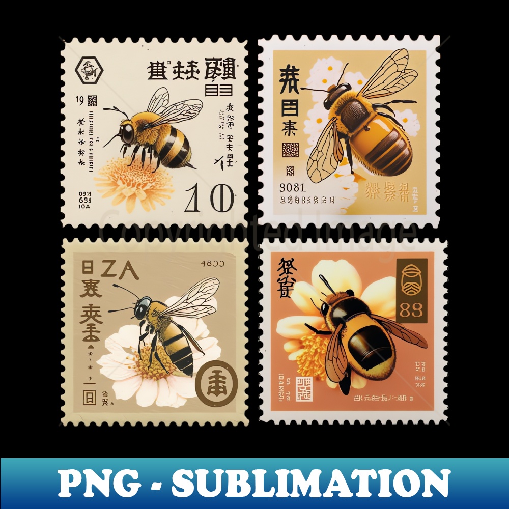 Bee Humble - Stamp Set - Postage Stamp Series - PNG Transpar | Inspire ...