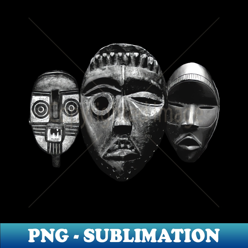 Ancient Masks - Signature Sublimation PNG File - Perfect for | Inspire ...