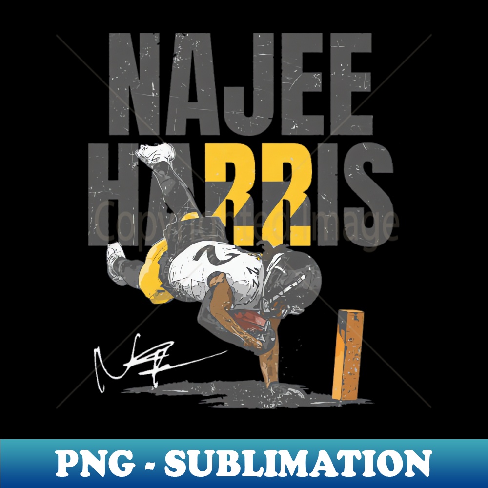 Najee Harris Pittsburgh Pylon - High-Resolution PNG Sublimat | Inspire ...
