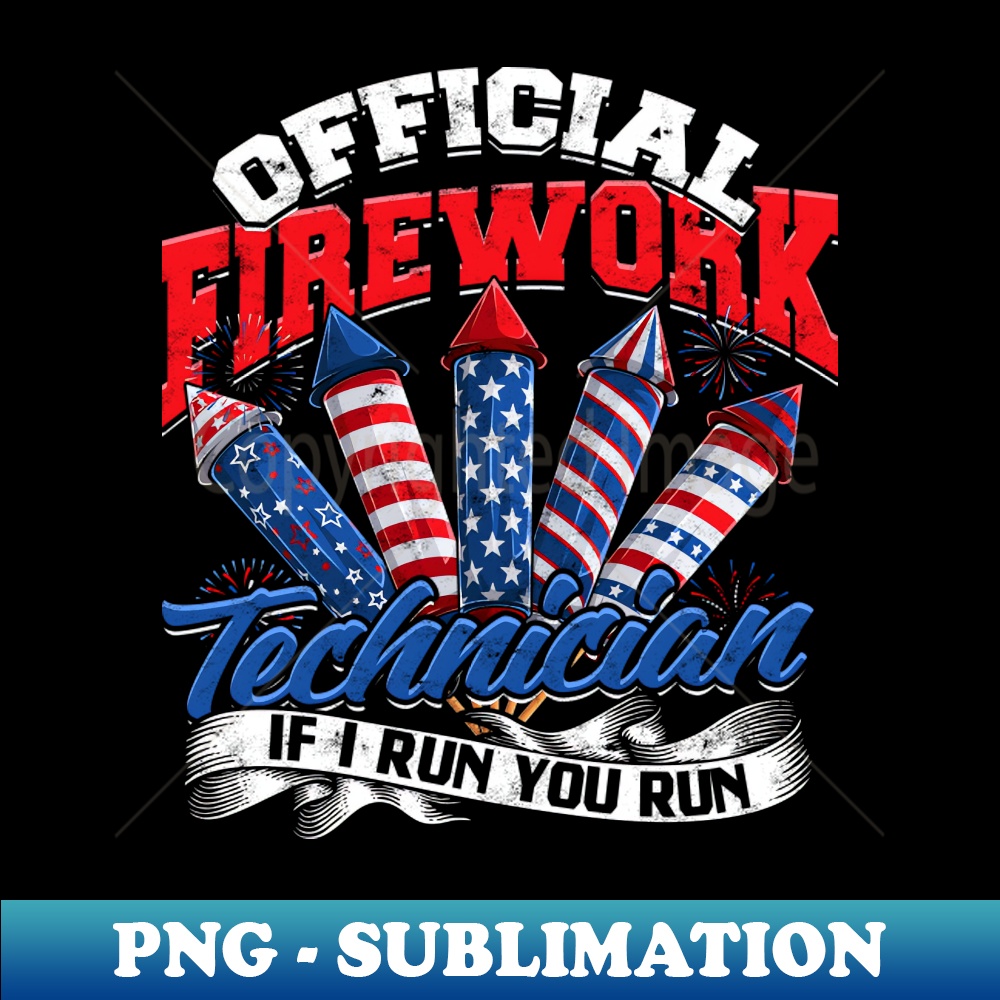Fireworks Director Official Fireworks Technician - Retro PNG - Inspire ...
