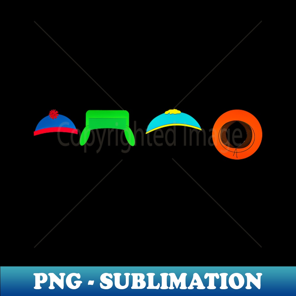 South Park Hats Stan Kyle Cartman Kenny - Instant PNG Sublim | Inspire ...