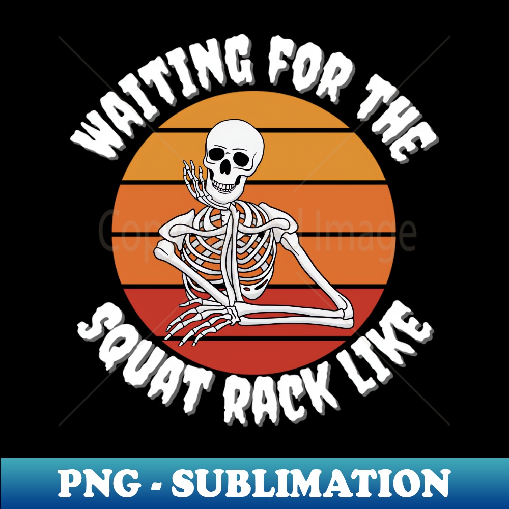 Waiting for the squat rack skeleton - High-Resolution PNG Su | Inspire ...