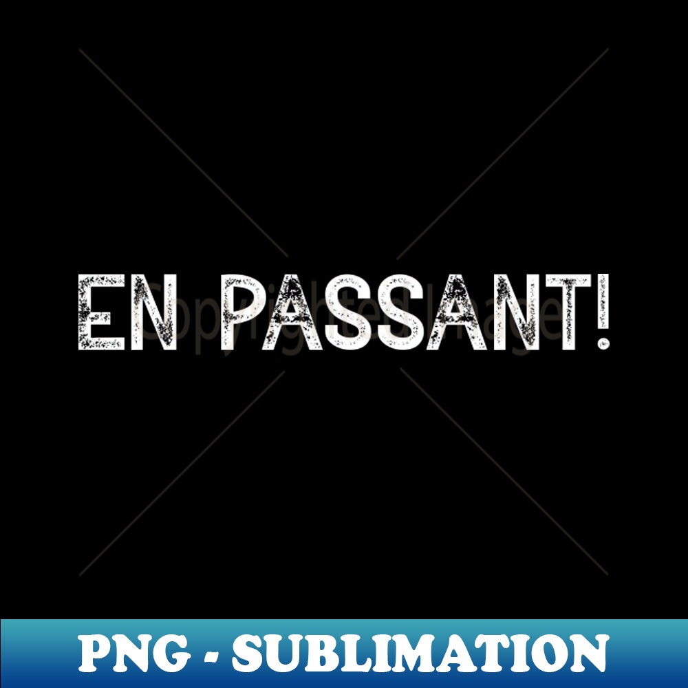Chess Club Chess Merch Chess En Passant - Decorative Sublima | Inspire ...