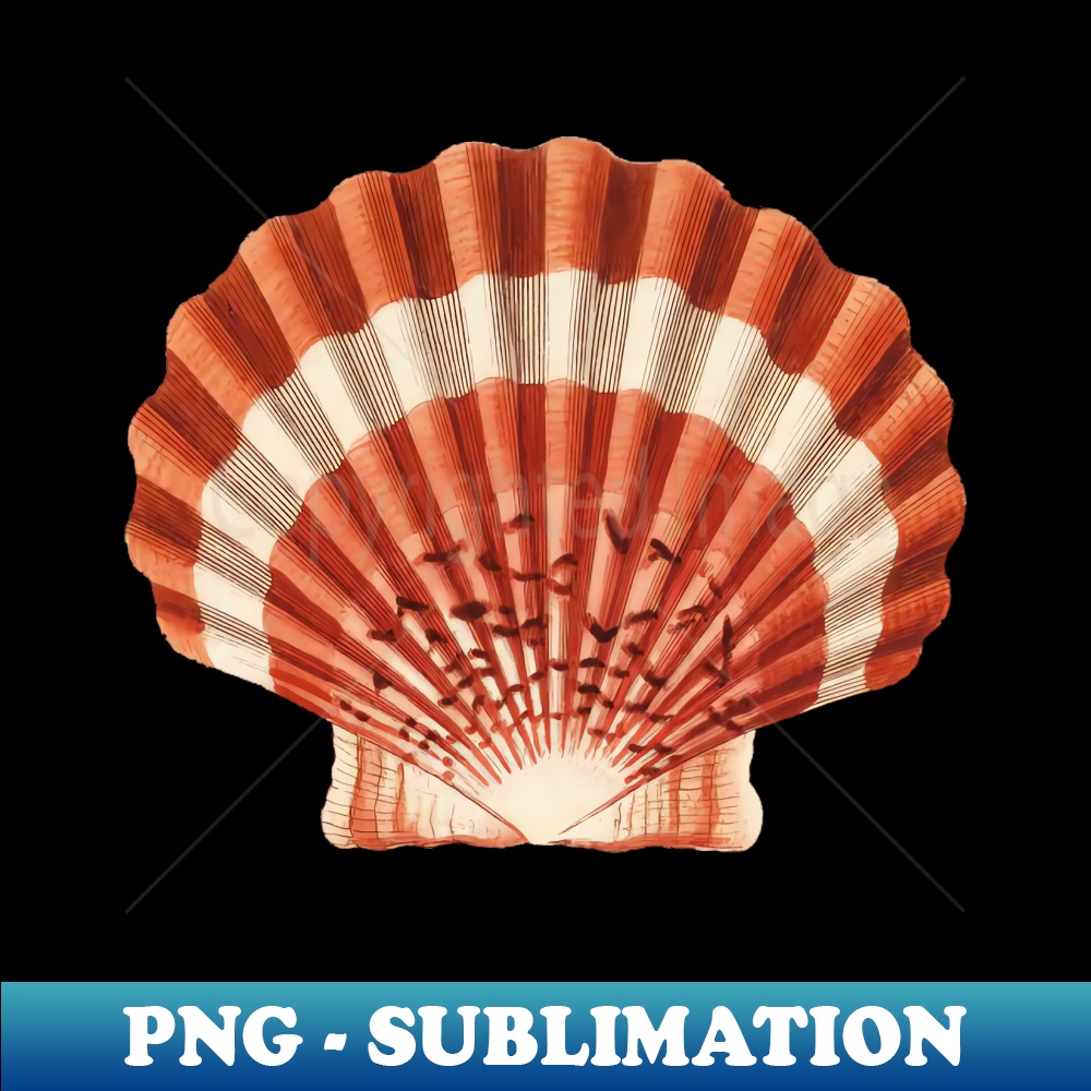 Vintage Seashell Illustration - Modern Sublimation PNG File | Inspire ...