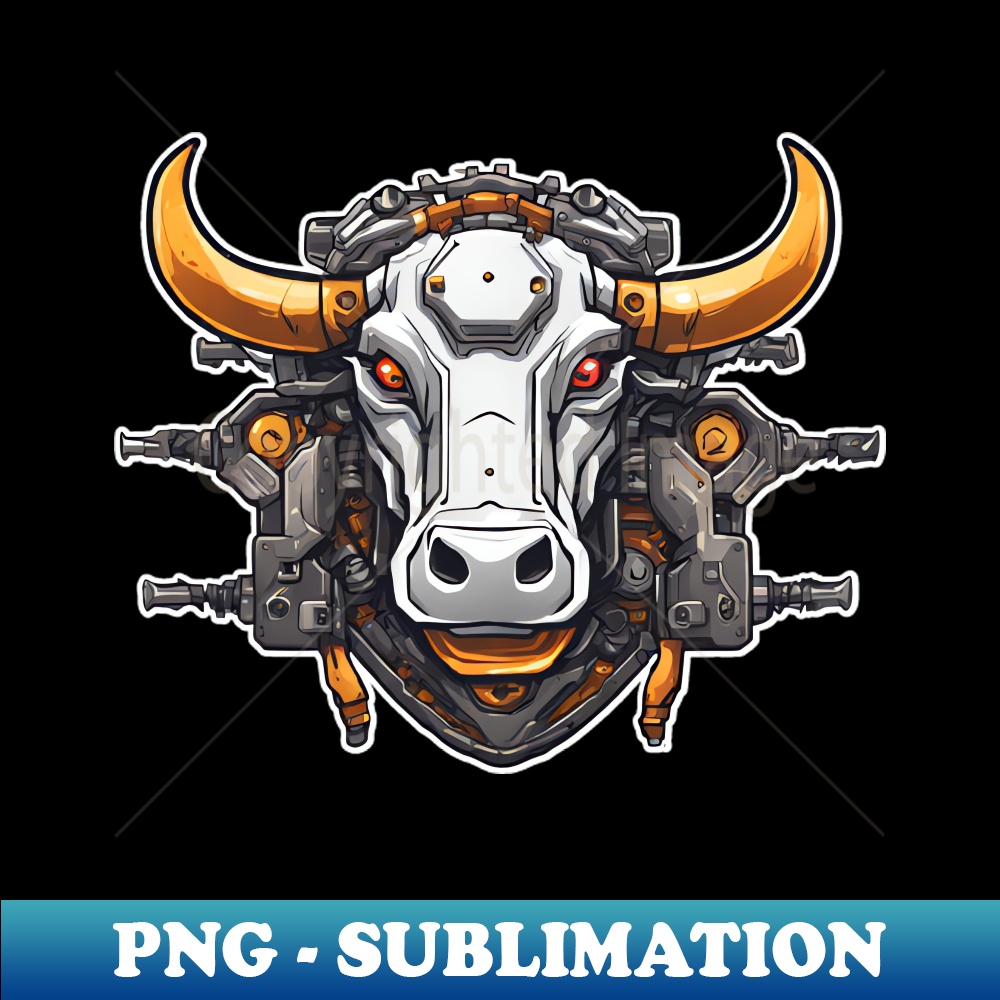 Cyberpunk Mecha Buffalo - Aesthetic Sublimation Digital File | Inspire ...