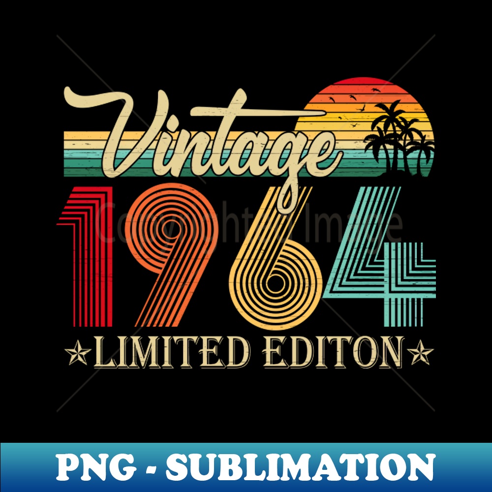 Limited Edition 1964 59th Birthday 59 Years Old Gag - PNG Tr | Inspire ...