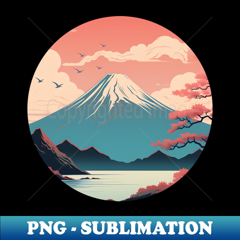 Mount fuji - Signature Sublimation PNG File - Unleash Your I | Inspire Uplift