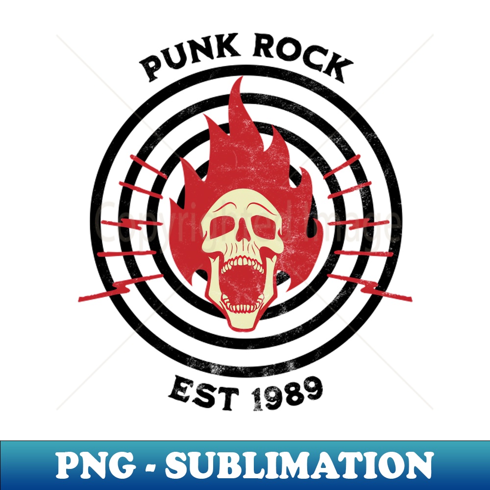 Punk Rock Design - PNG Transparent Sublimation File - Perfec - Inspire ...