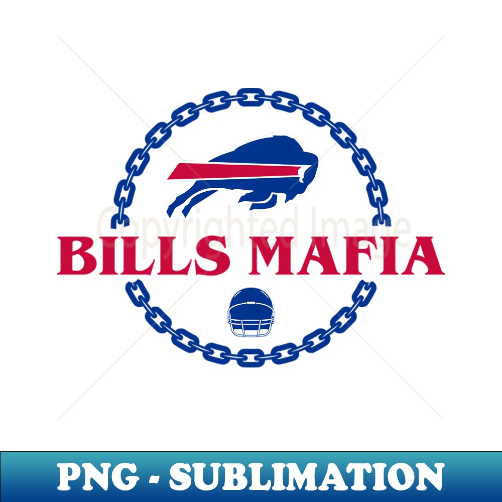 BILLS MAFIA - BUFFALO BILLS Chain Logo - Instant Sublimation | Inspire ...