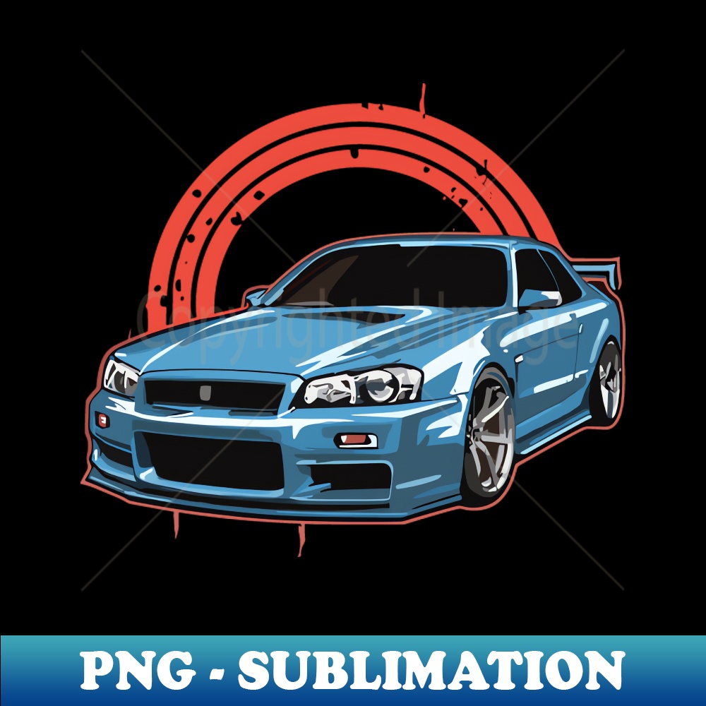 Nissan GTR R34 Skyline GTR R34 JDM Car - Exclusive PNG Subli | Inspire ...