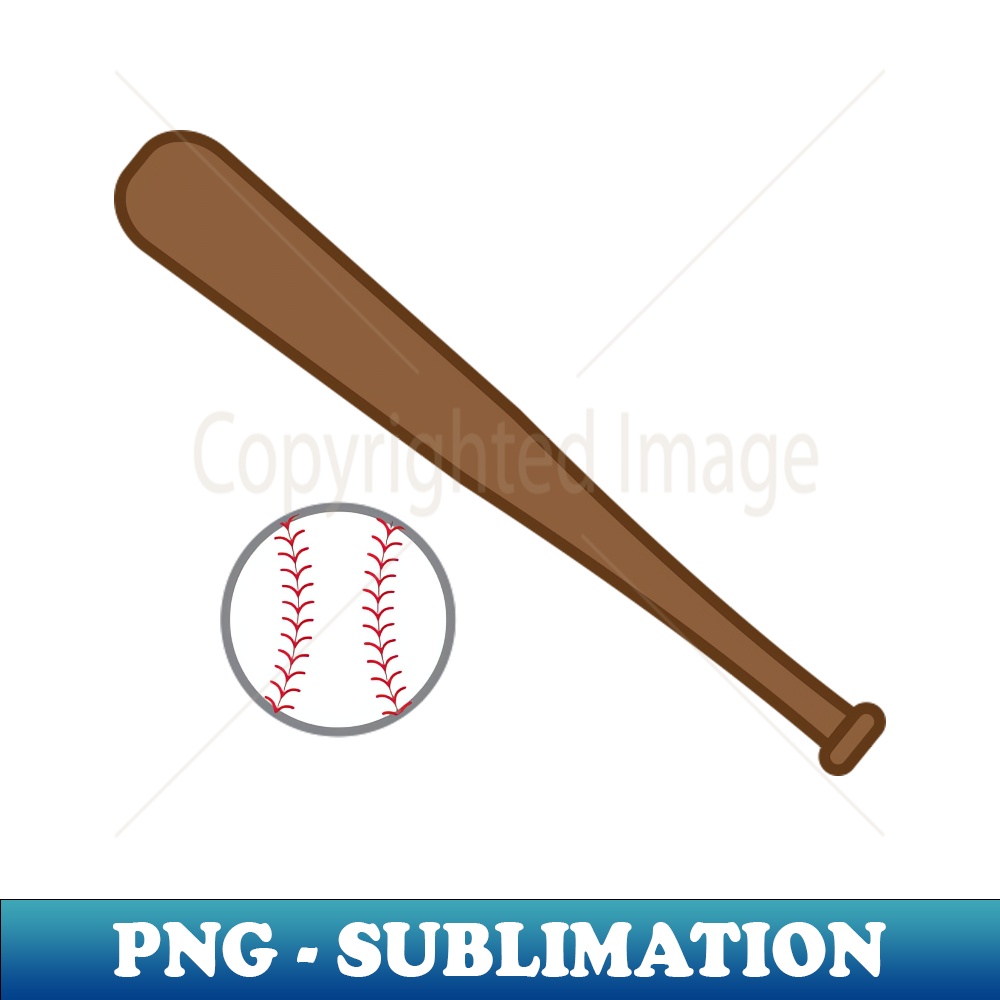 Blue Baseball and Ball - PNG Sublimation Digital Download - | Inspire ...