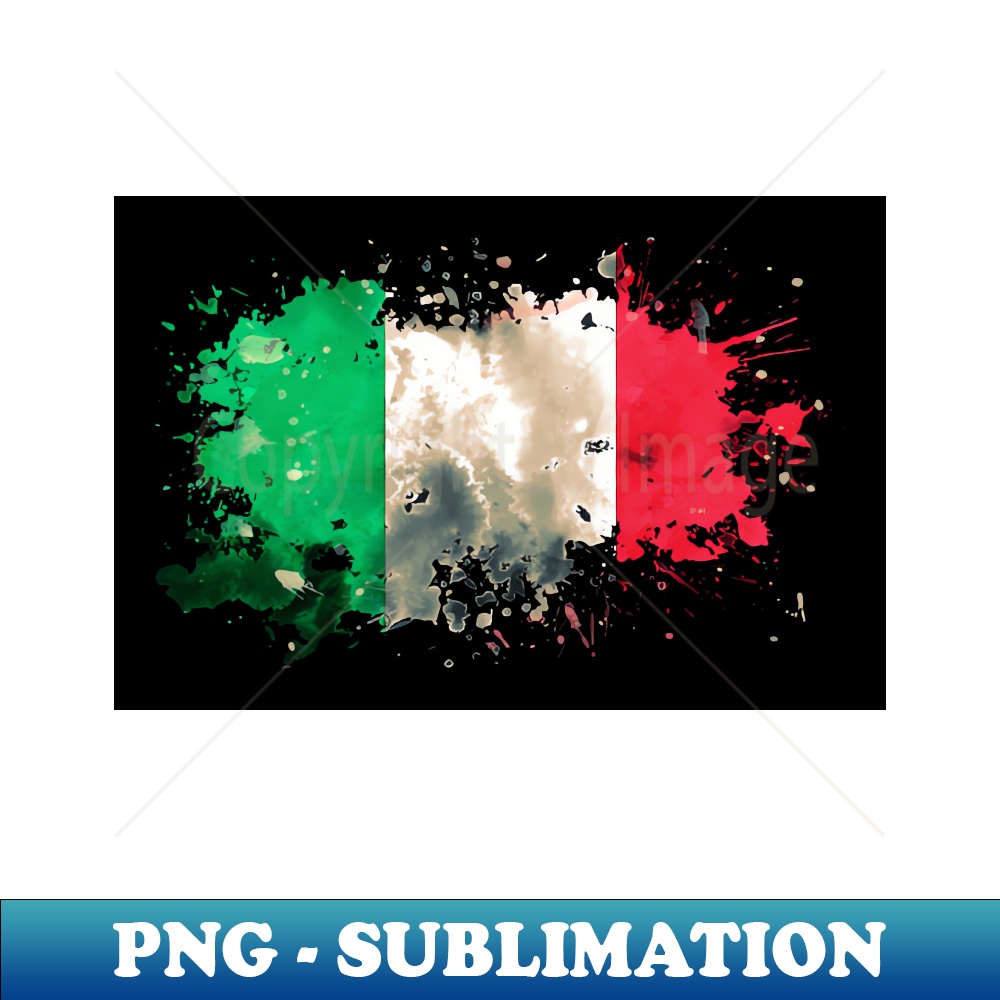 Italy - Italian Flag in Watercolors - Artistic Sublimation D | Inspire ...