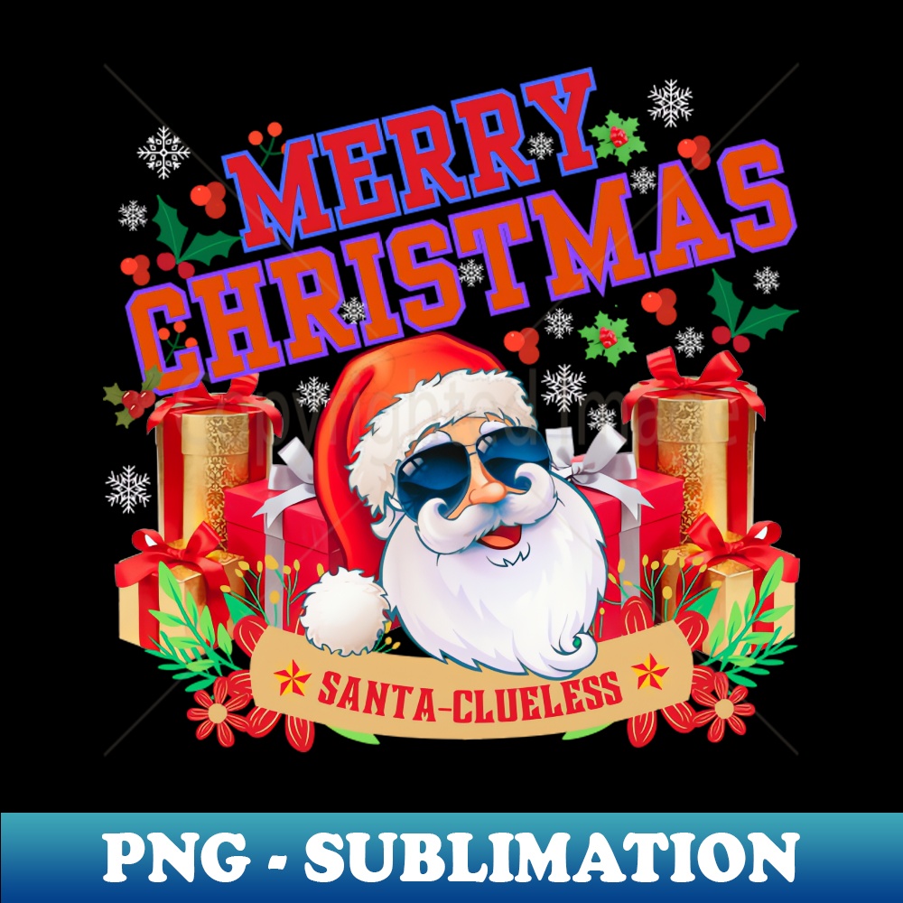 Merry Christmas santa clueless - PNG Transparent Sublimation | Inspire Uplift