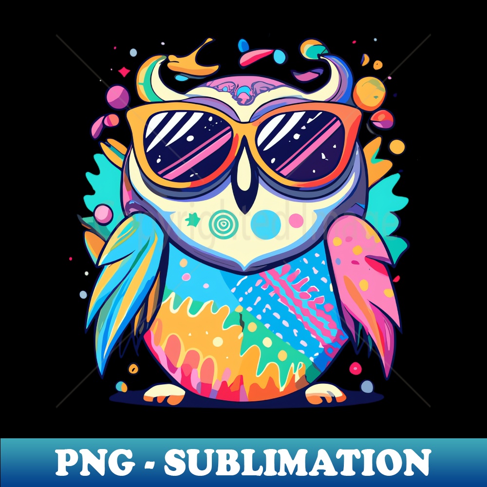 Owl-Chic Tie-Dye - Signature Sublimation PNG File - Capture | Inspire Uplift