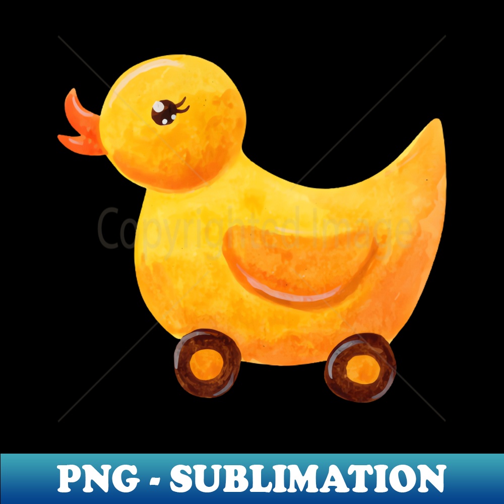 Watercolor Rubber Duck - Sublimation-Ready PNG File - Create | Inspire ...