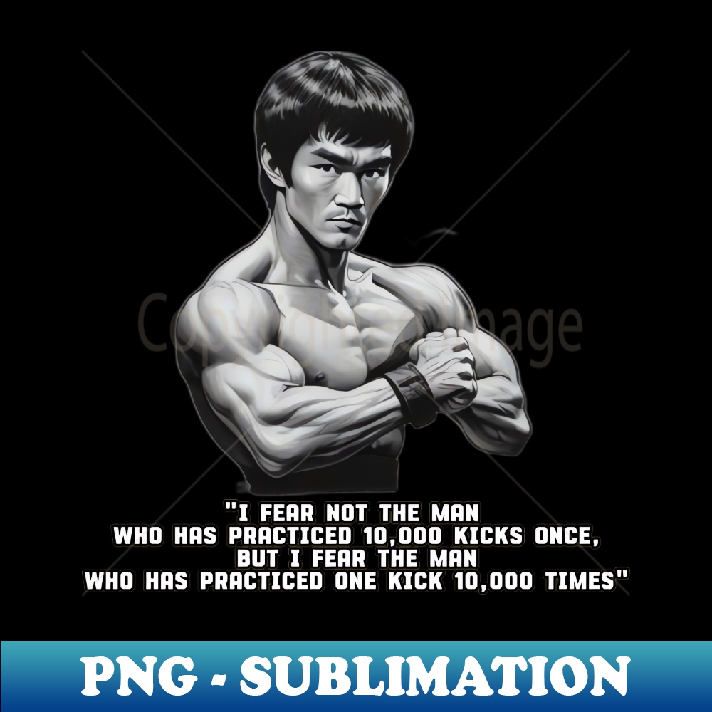 Bruce Lee motivation quote - Instant Sublimation Digital Dow | Inspire ...
