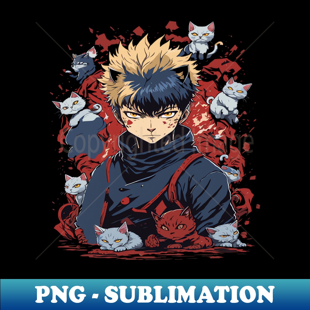 Mighty Cat anime style - Professional Sublimation Digital Do | Inspire ...