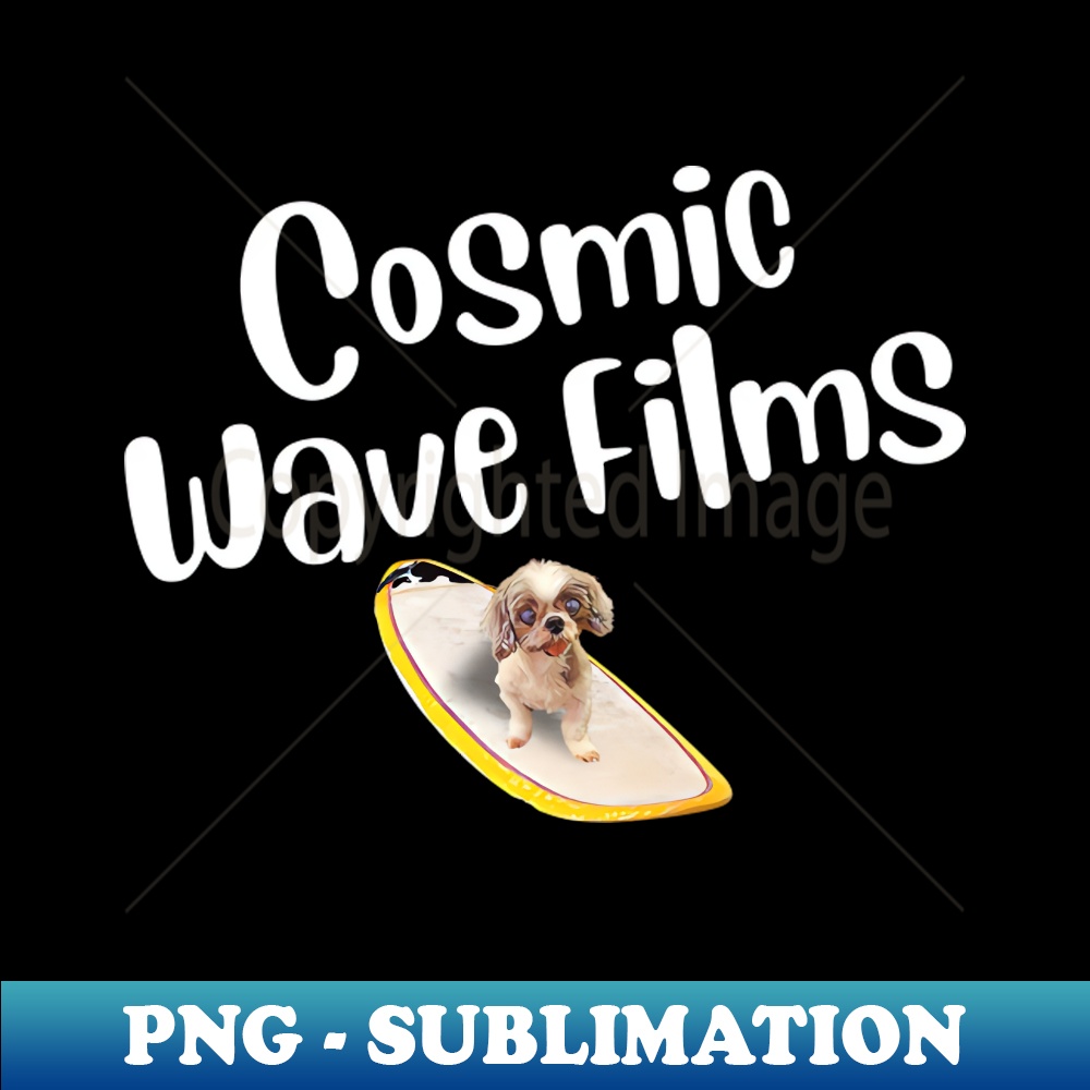 Cosmic Wave Films logo - PNG Transparent Sublimation Design - Inspire ...