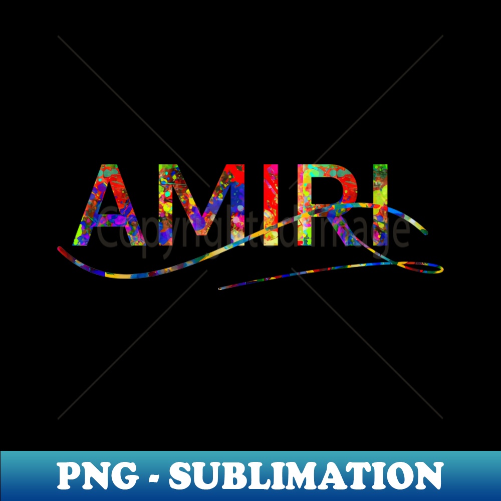 Amiri Splash - PNG Transparent Sublimation Design - Defying | Inspire ...