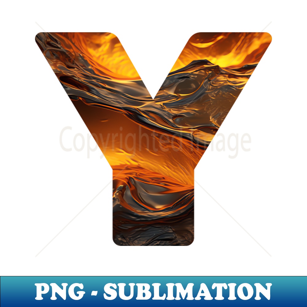 Letter Y Uppercase or Capital Design in Fire Element Style - | Inspire ...