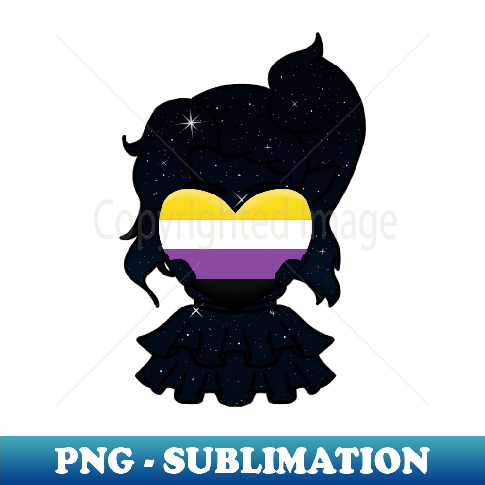 NON-BINARY PRIDE - High-Resolution PNG Sublimation File - Br | Inspire Uplift