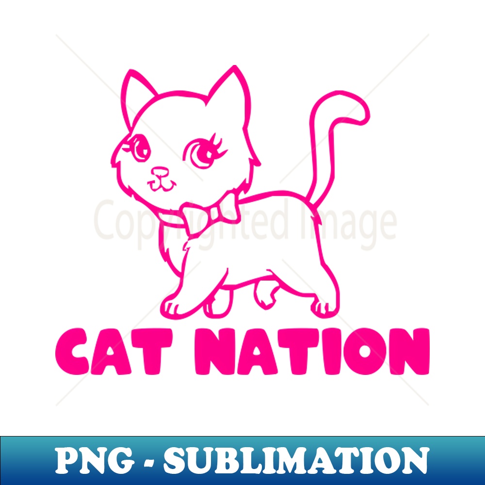 cat nation cat lover - Retro PNG Sublimation Digital Downloa | Inspire ...