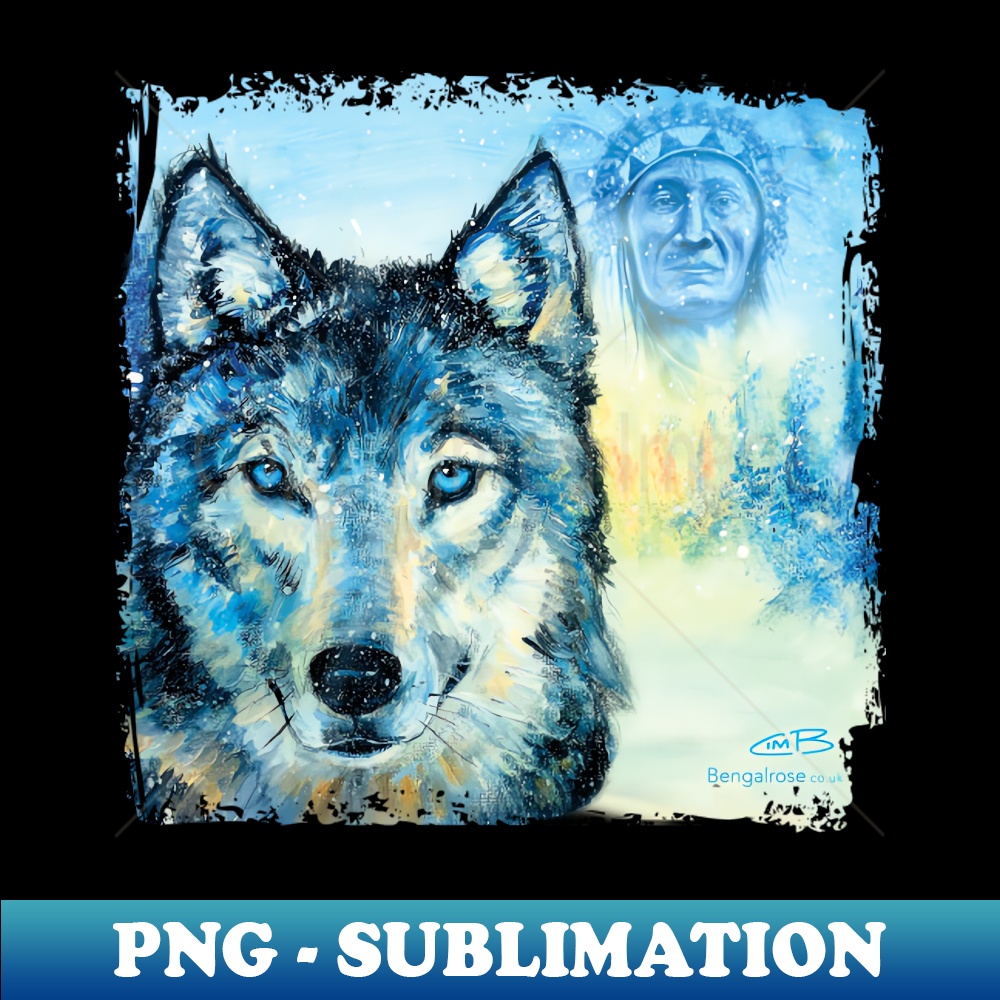 Spirit Wolf - your spiritual animal guide - Instant PNG Subl | Inspire ...