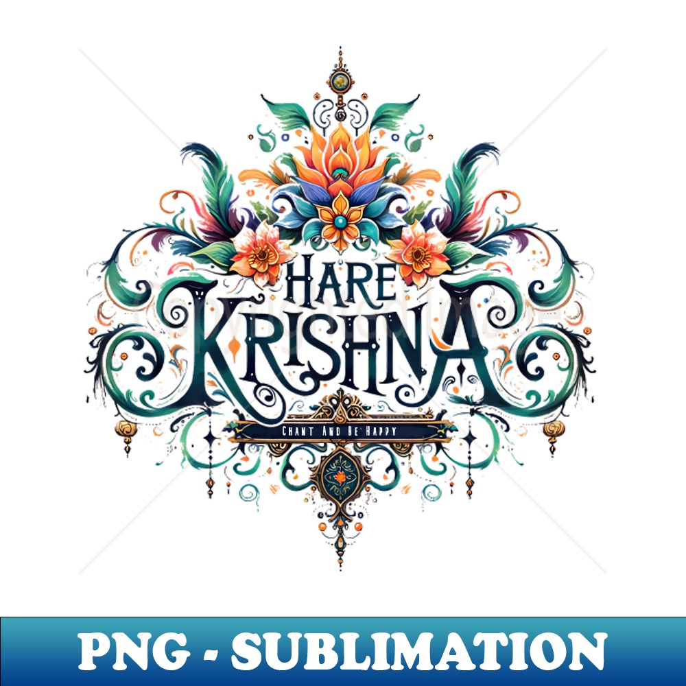 Hare Krishna - Stylish Sublimation Digital Download - Boost | Inspire Uplift