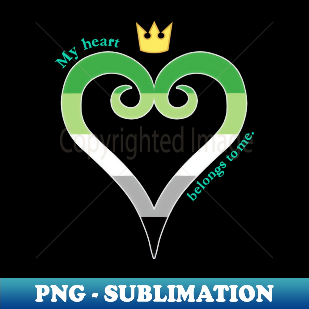 Aro Pride Heart - Retro PNG Sublimation Digital Download - C | Inspire ...