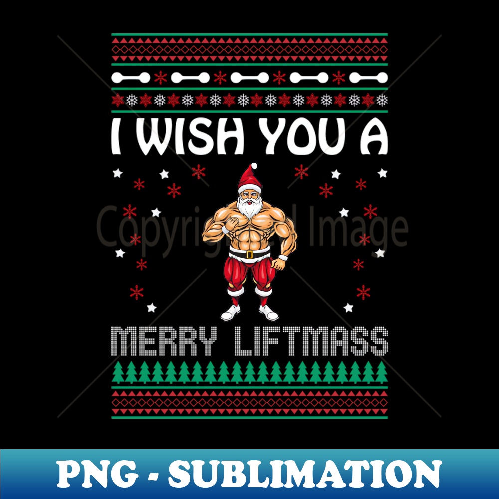 I Wish You A Merry Liftmas Christmas Xmas Funny Gym Xmas - S | Inspire ...
