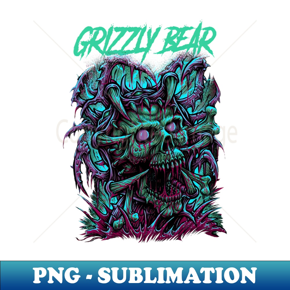 GRIZZLY BEAR BAND - Sublimation-Ready PNG File - Bold & Eye- | Inspire ...