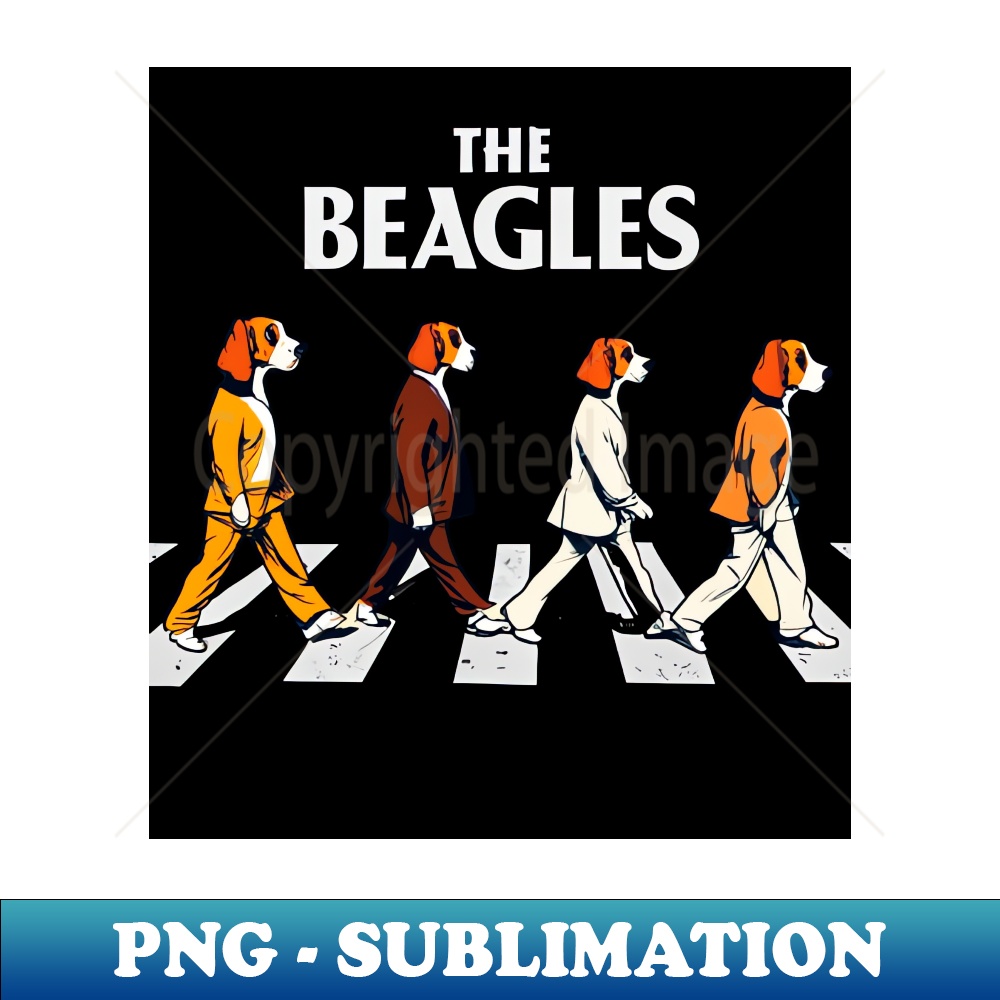 The Beagles Funny Dog Album Cover Parody Design - Artistic S | Inspire ...