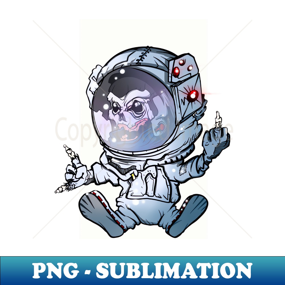 Funny Bad Alien Baby Astronaut - Unique Sublimation PNG Down | Inspire ...