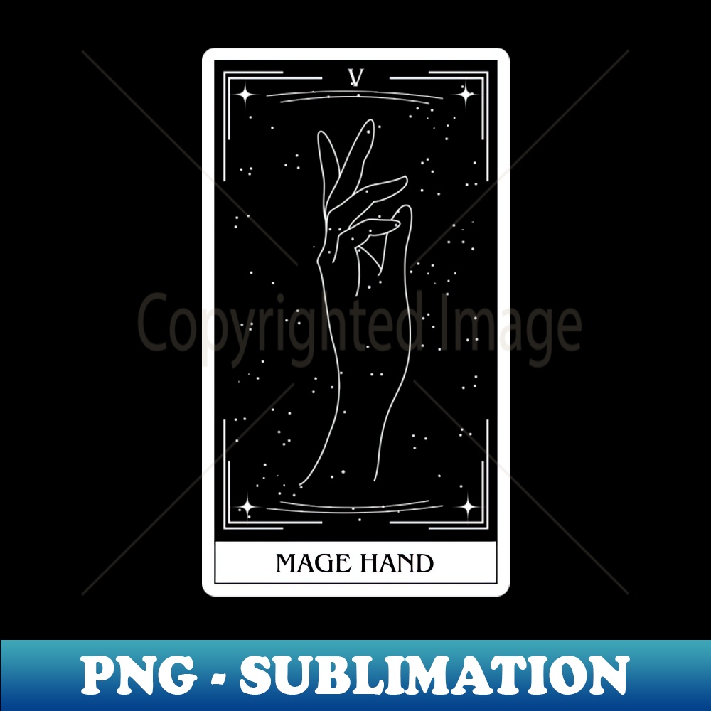 Mage Hand Dnd 5e Spells Tarot Card Dungeons and Dragons Gift | Inspire ...