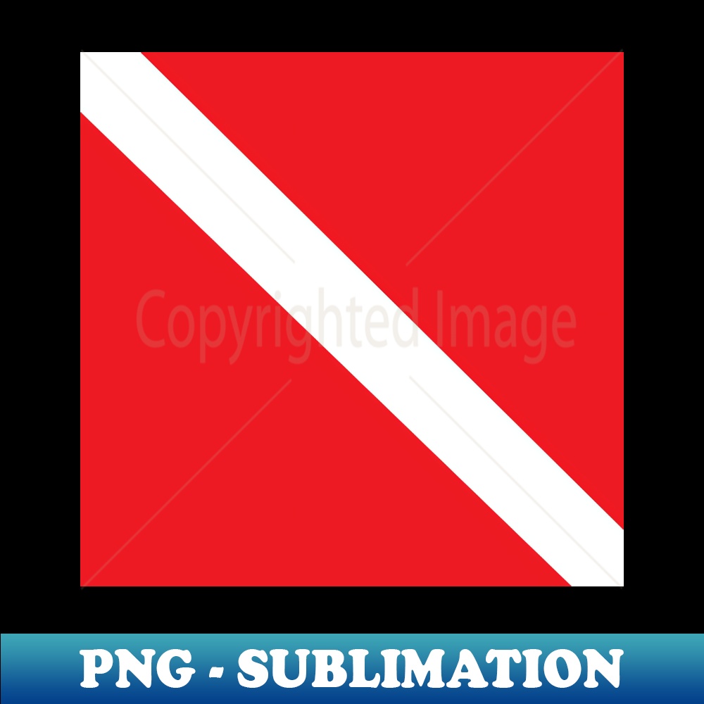 Scuba Diver Flag - PNG Sublimation Digital Download - Perfec | Inspire ...