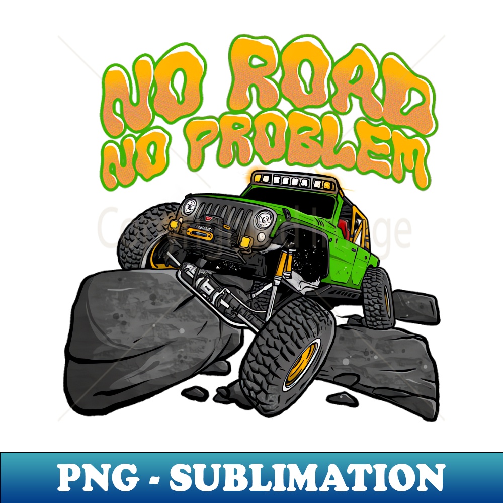 Green Jeep Flex No Road No Problem - Premium Sublimation Dig | Inspire ...