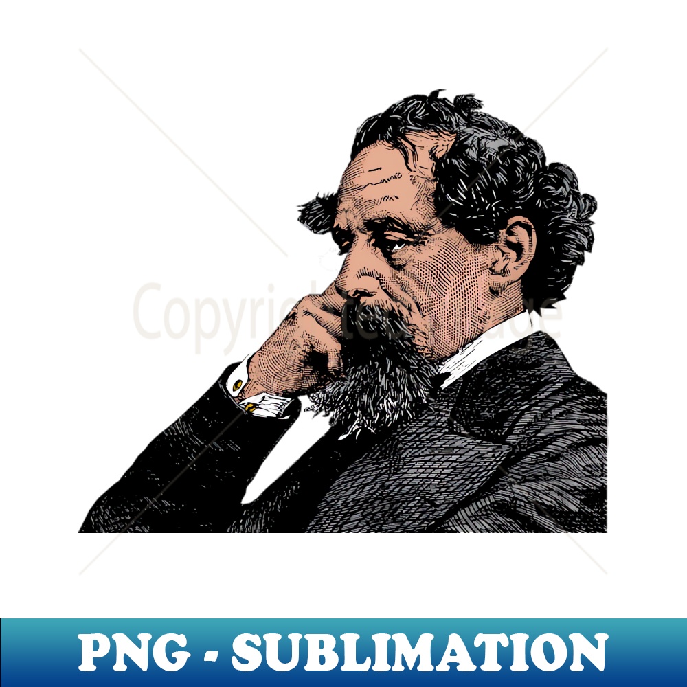 Charles Dickens Aesthetic Sublimation Digital File Creat Inspire Uplift
