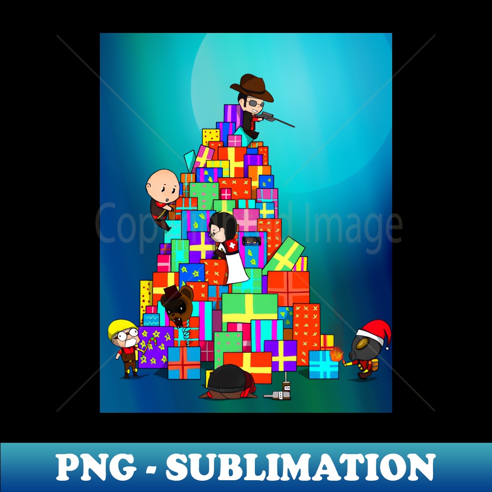 Team Fortress 2 Christmas - Signature Sublimation PNG File - | Inspire ...