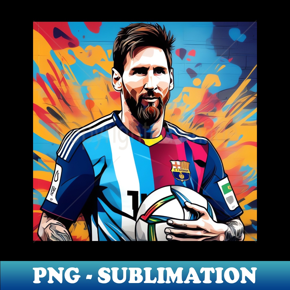 Messi Graffiti Style Artwork 10 Gift - Professional Sublimat | Inspire ...