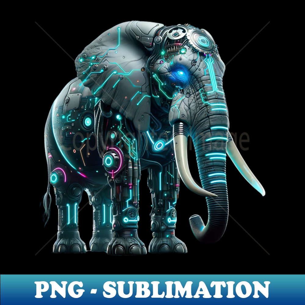 Cybernetic Elephant - Elegant Sublimation PNG Download - Spi | Inspire ...