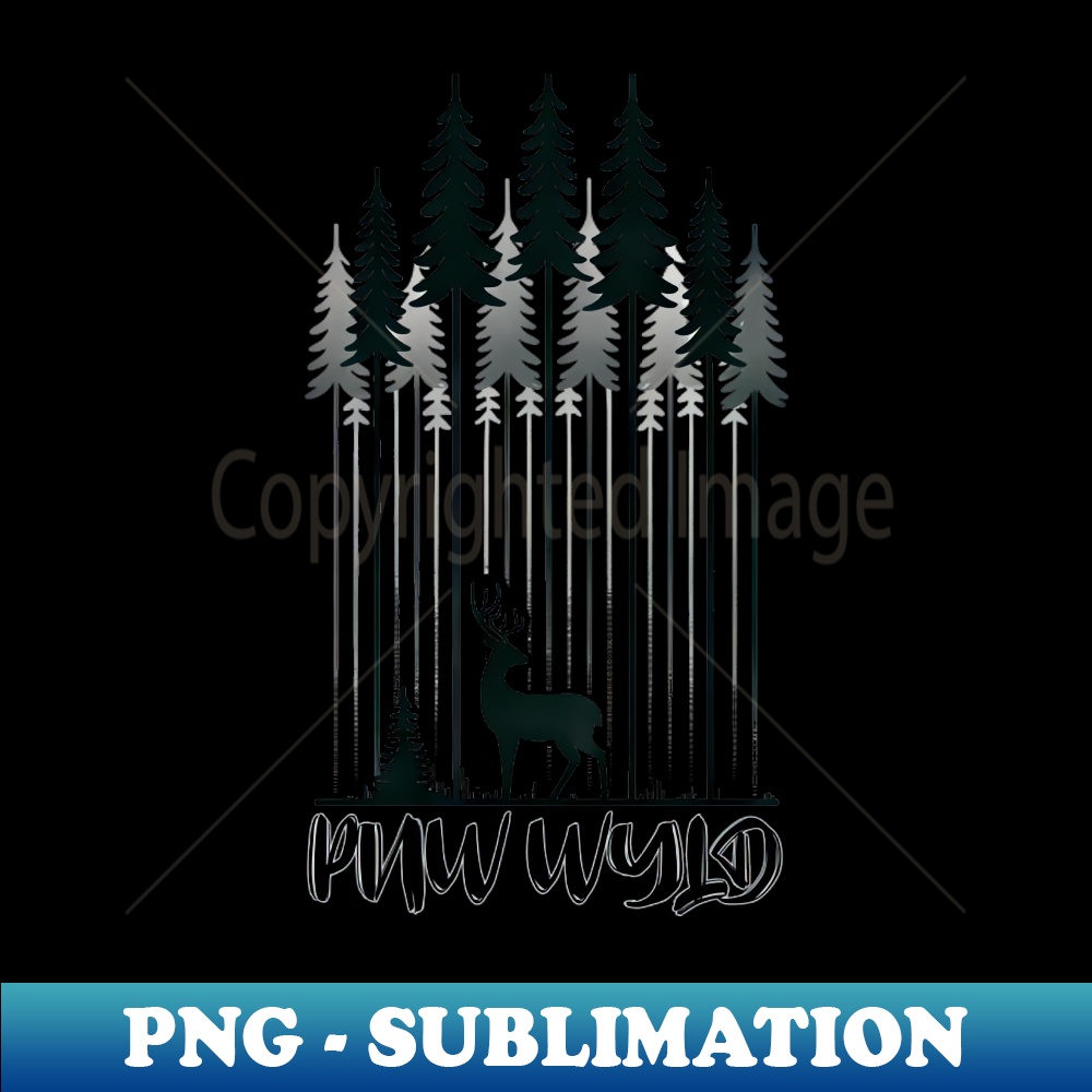 PNW WYLD Deer Forest Silhouette pacific northwest nature out | Inspire ...