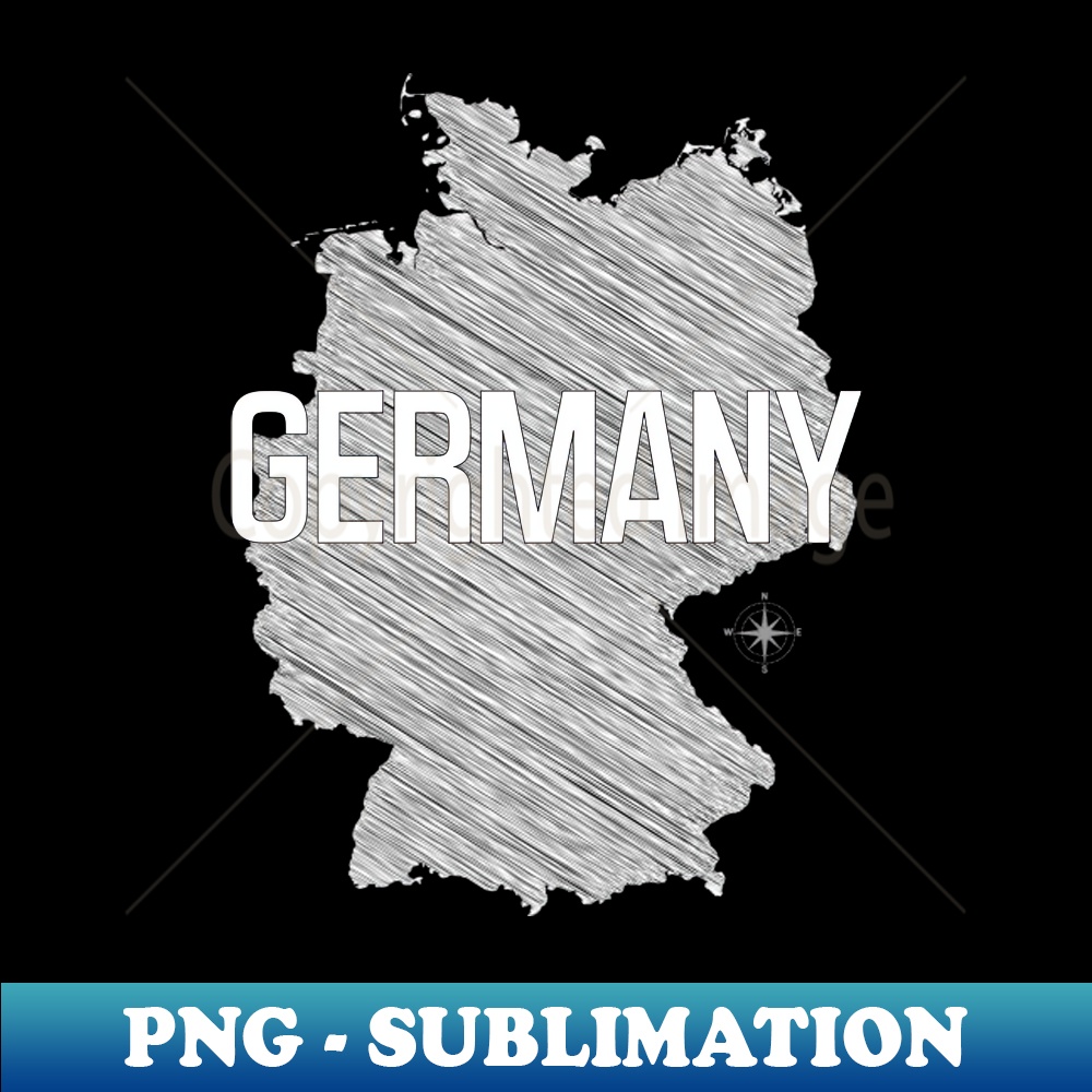 Country Wall Decor Germany Black and White Art Canvas Poster | Inspire ...